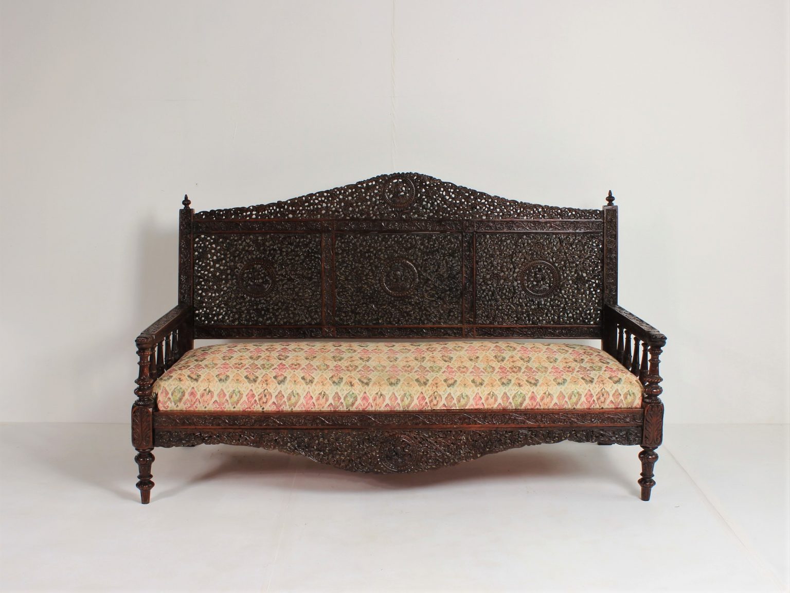 Indian Sofa - Deulin Antiques Indian Sofa
