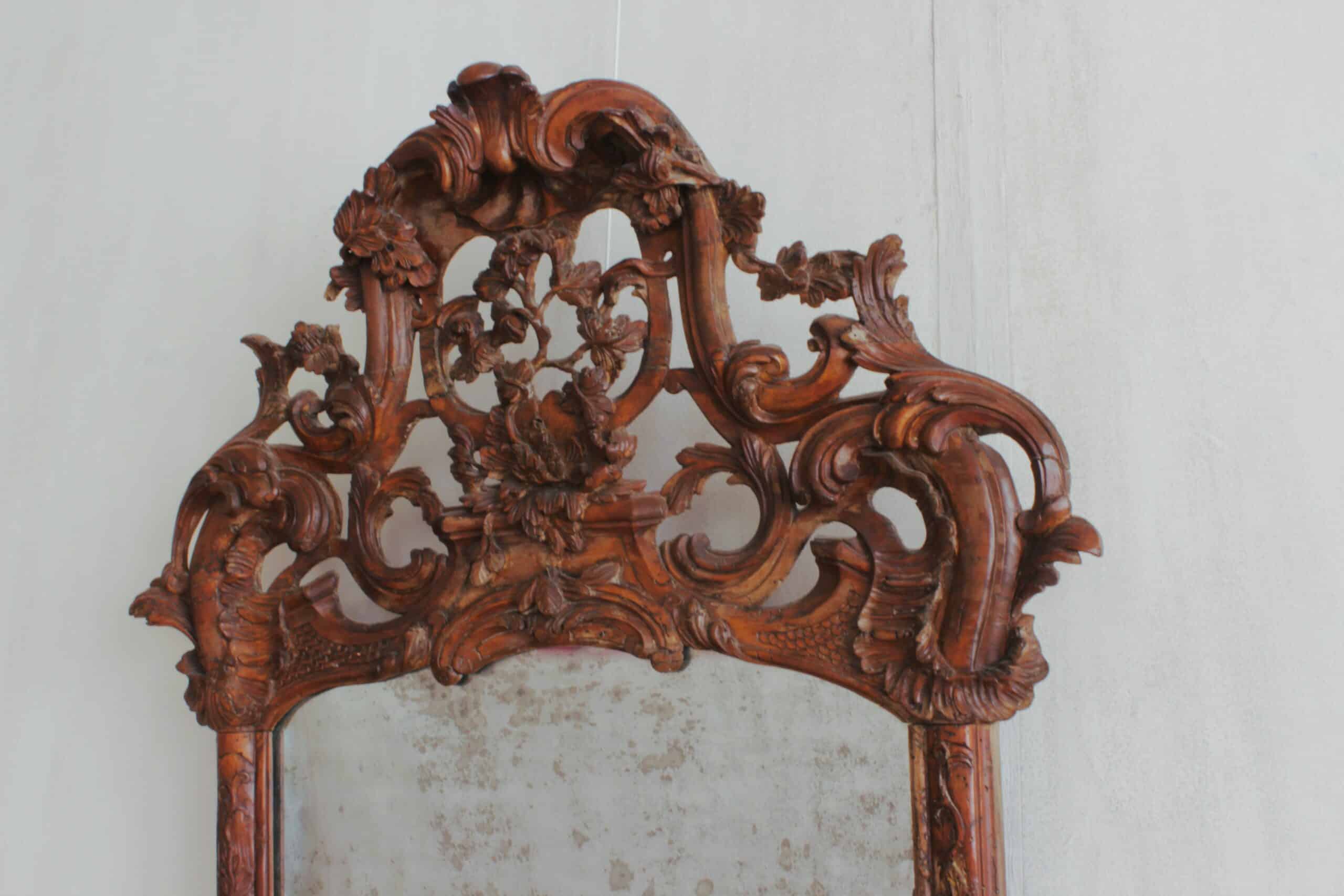 French 18th century mirror - Deulin Antiques French 18th century mirror