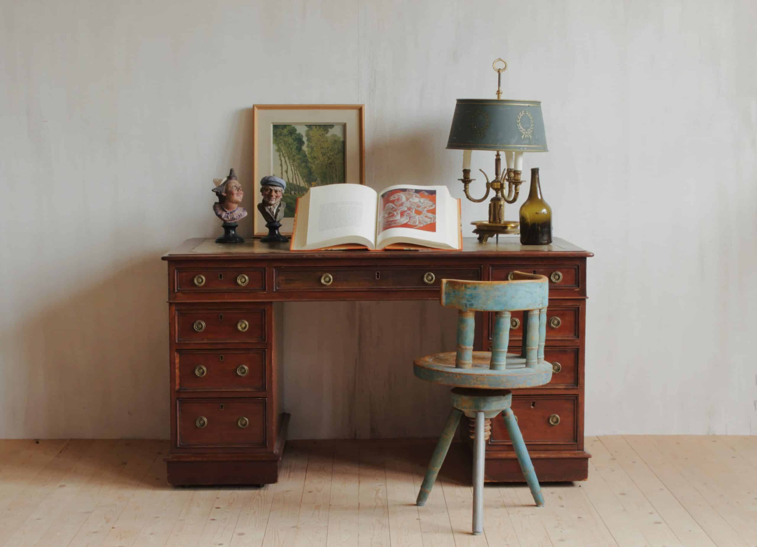 Army officer desk - Deulin Antiques Army officer desk