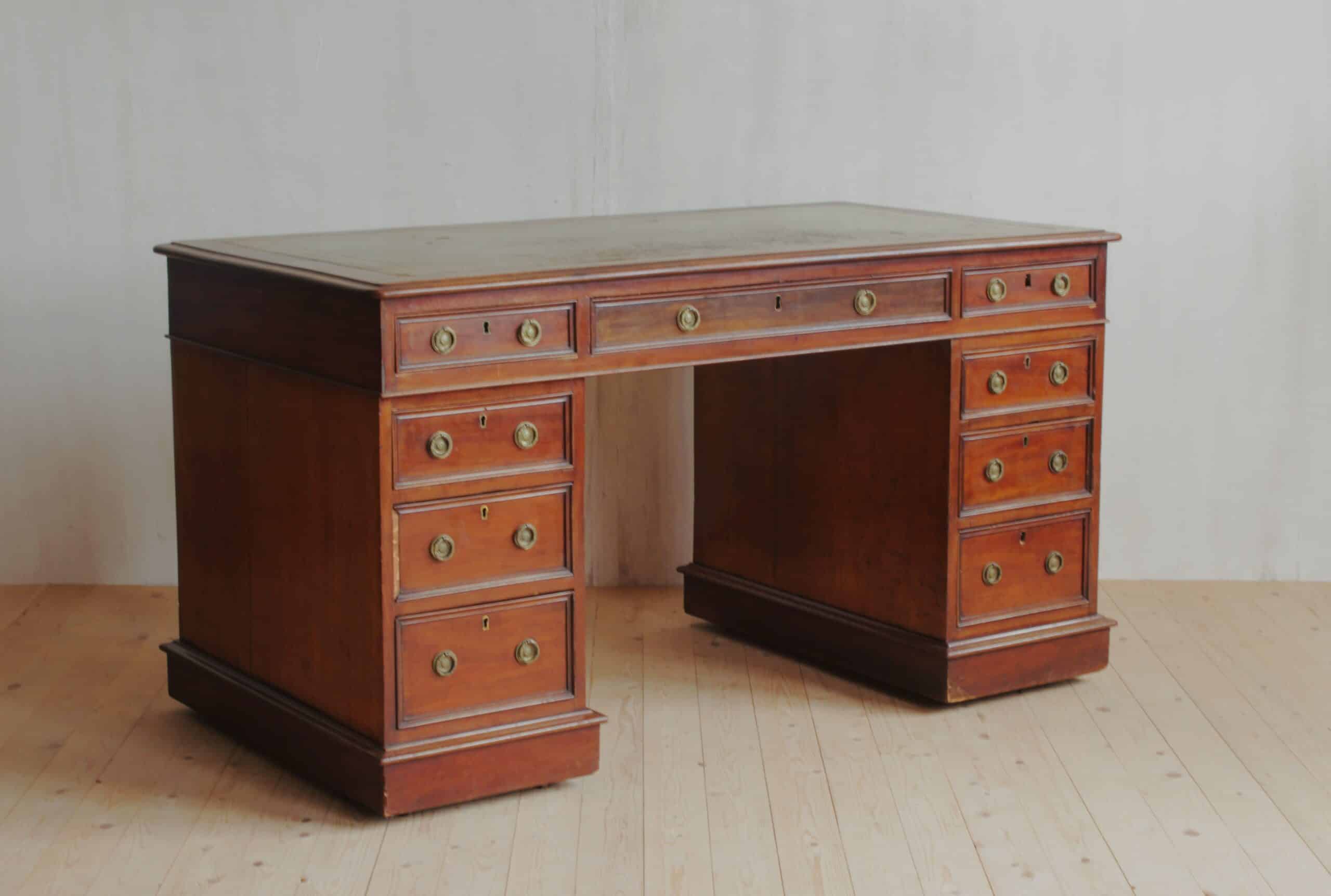 Army officer desk - Deulin Antiques Army officer desk