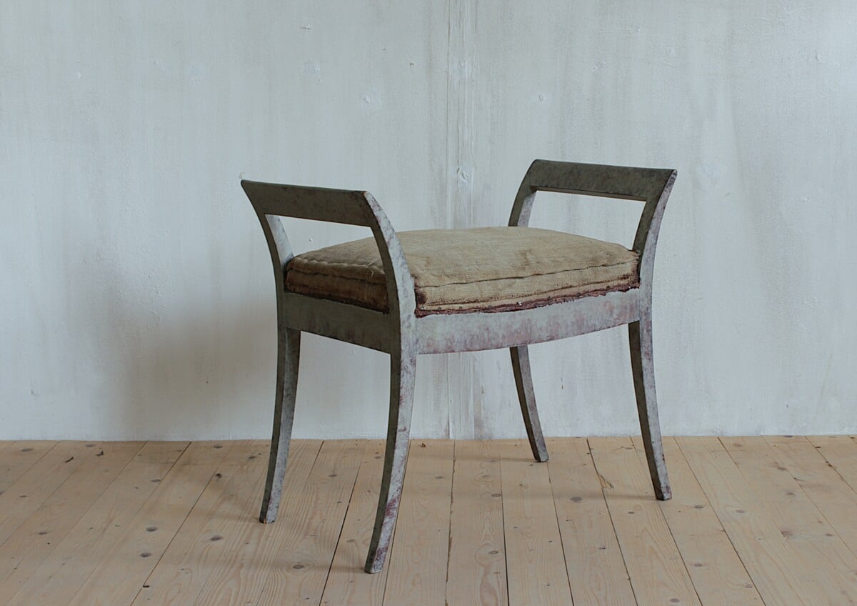 Pair of foot stool - Deulin Antiques Pair of foot stool